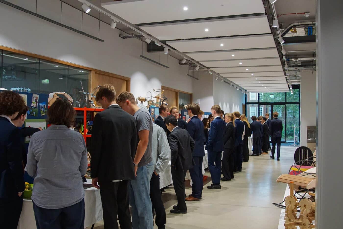 Year 12 complete science project for their IB Award - Gresham's School