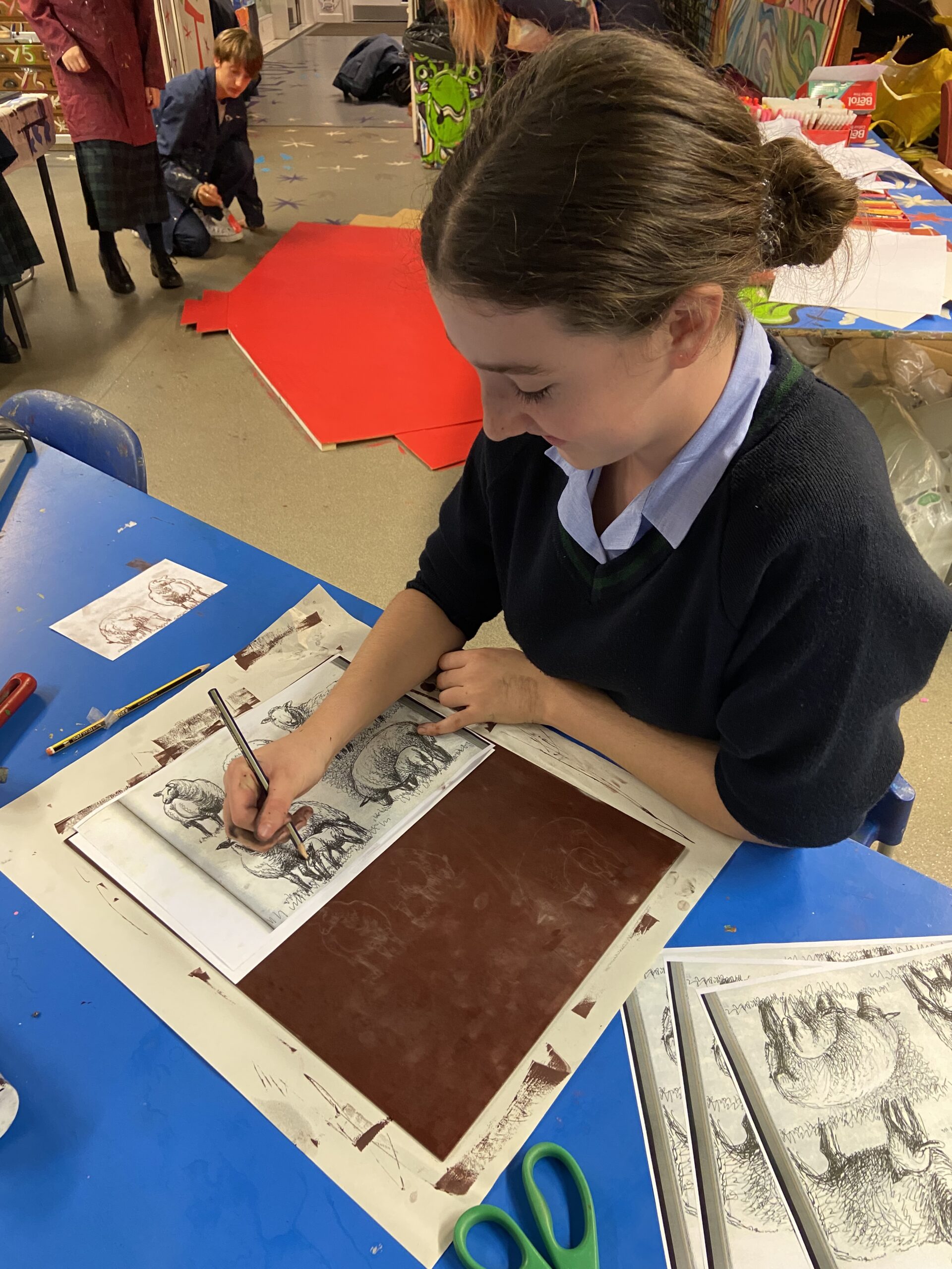 Prep School Art Club activities - Gresham's School