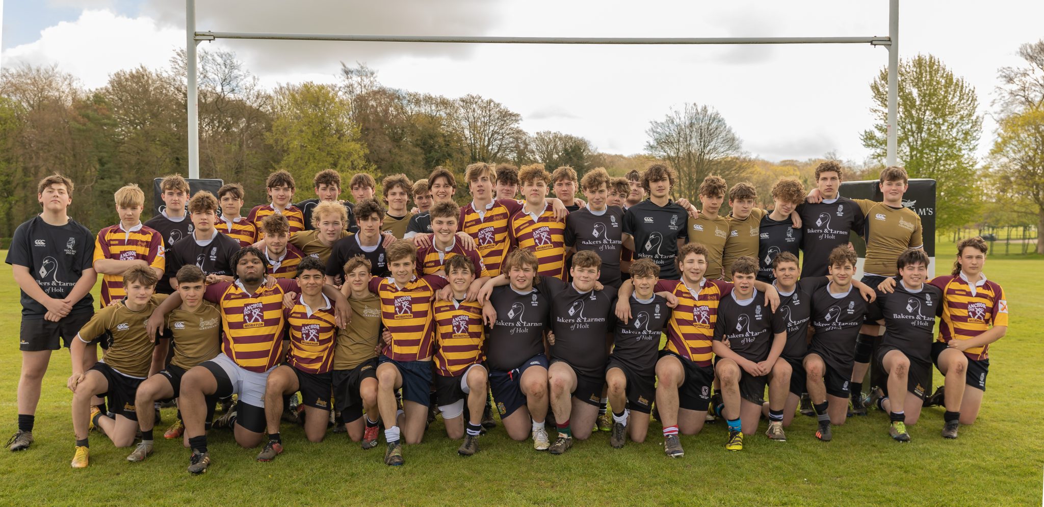 Well done to Nico for organising a charity rugby match - Gresham's School