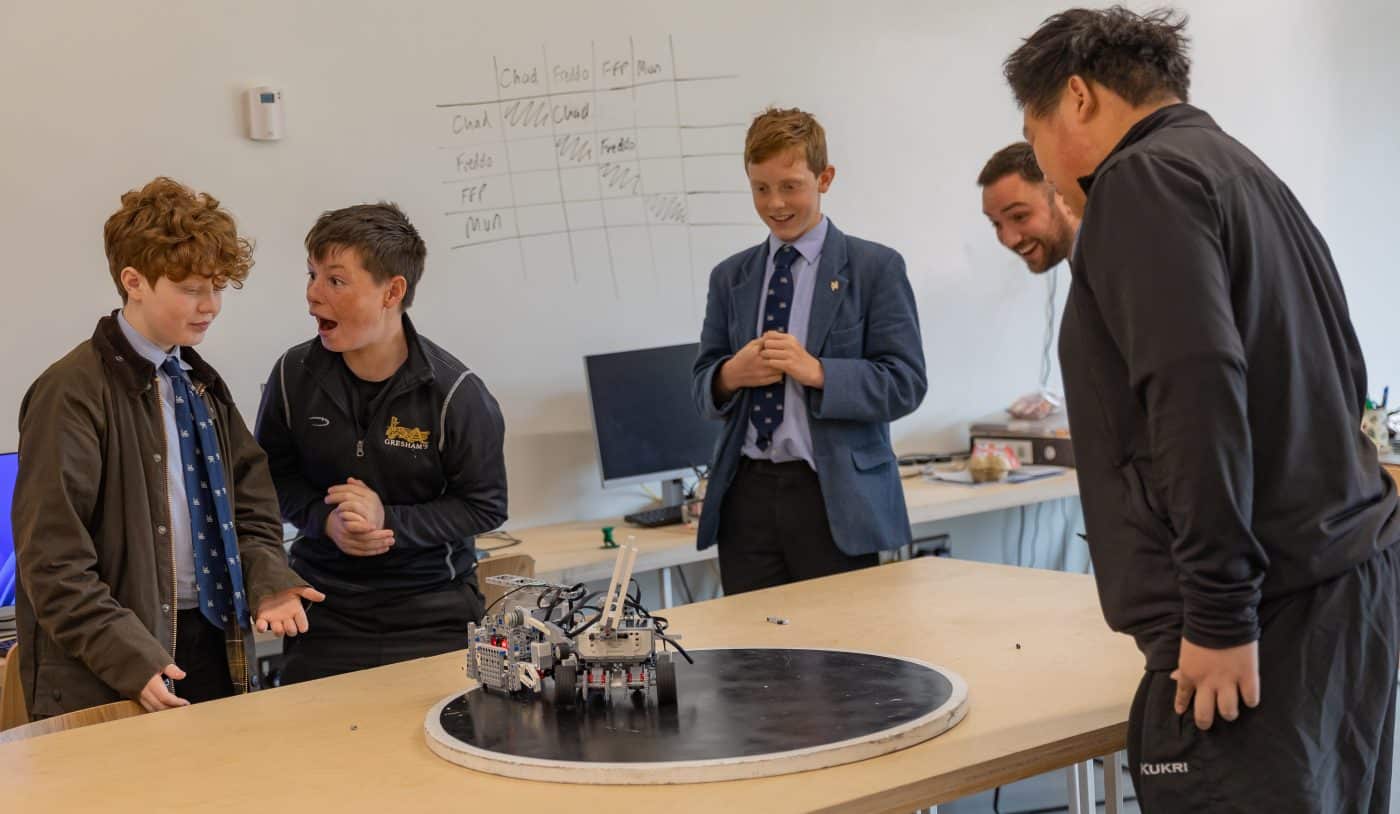 Year 9 have been building Lego Sumo robots ahead of the international ...