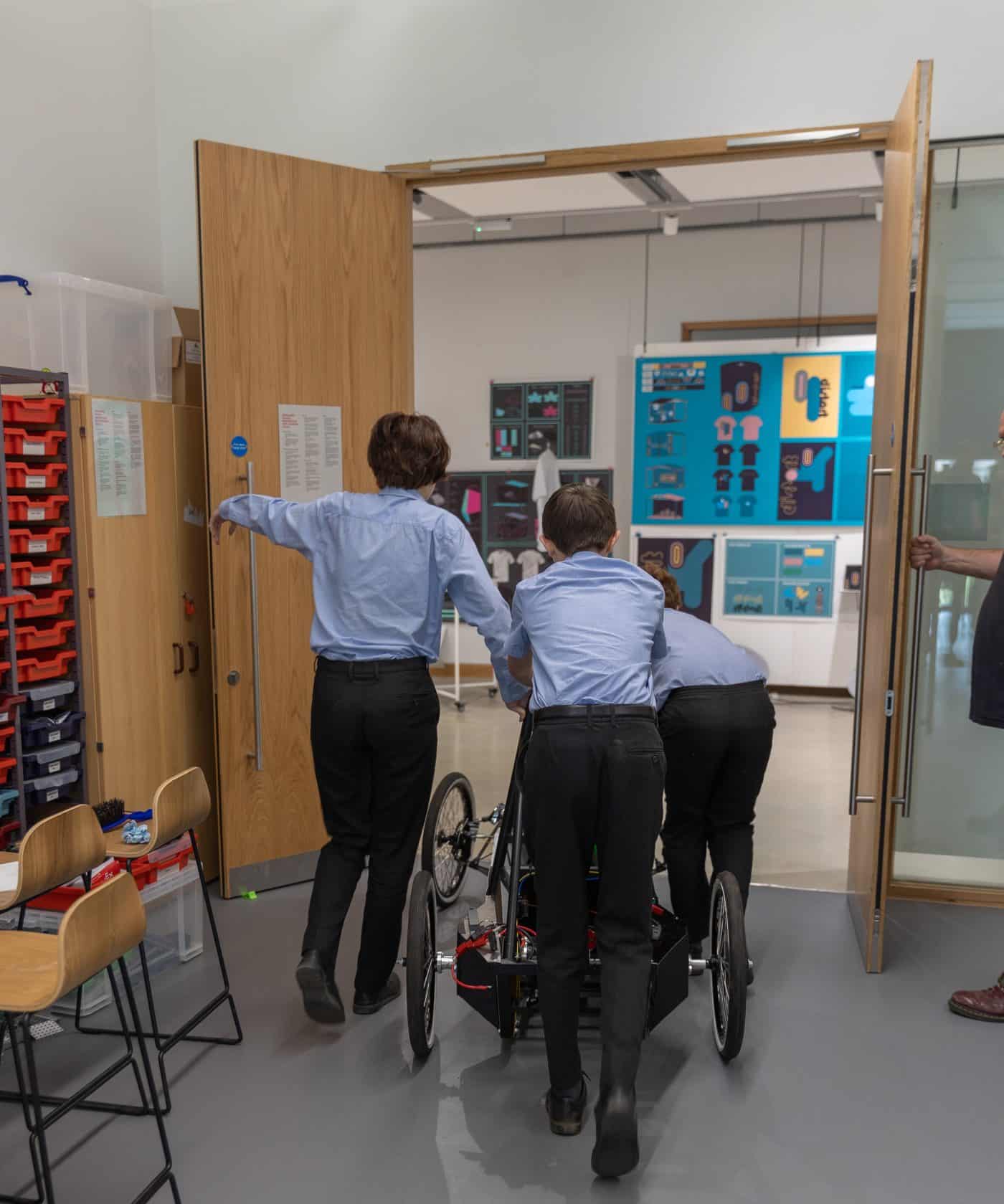 The F24 Greenpower electric car team took part in their first race at ...