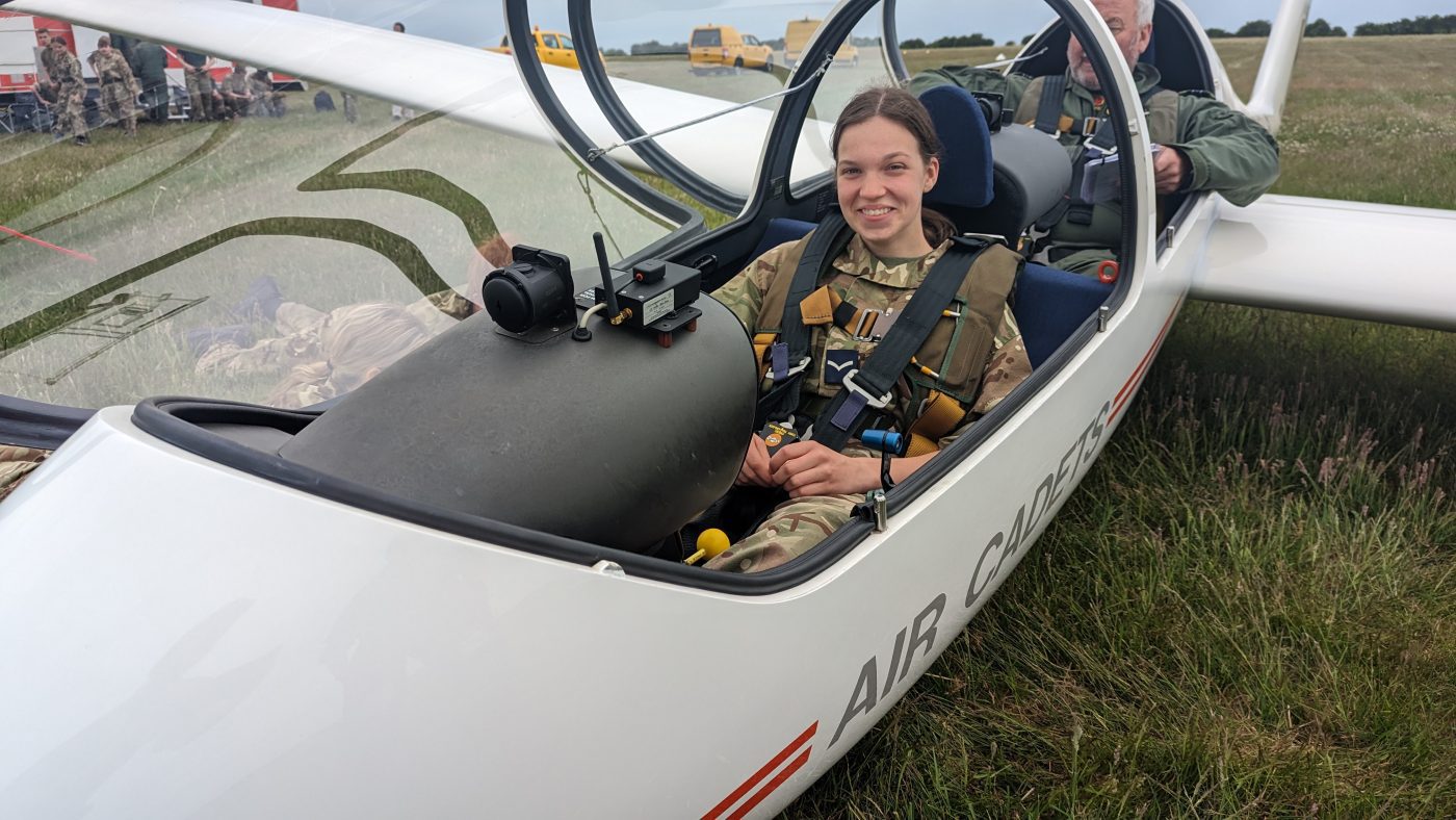RAF cadets went gliding at RAF Syerston - Gresham's School