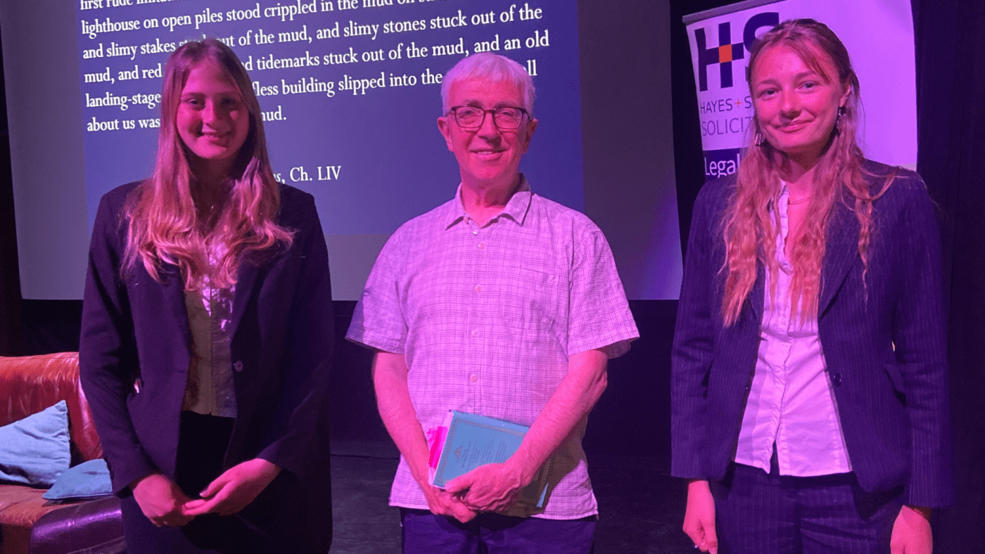 Miranda and Serenity attended the Wells Literary Festival to listen ...