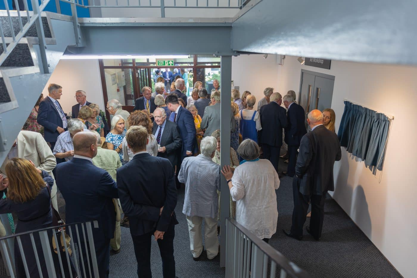 Arkell House has been declared open by John Arkell - Gresham's School