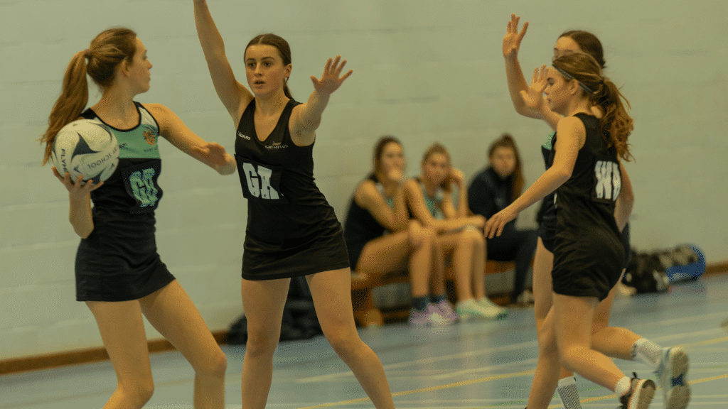 The U15 netball team faced a strong Rugby School team in the ...