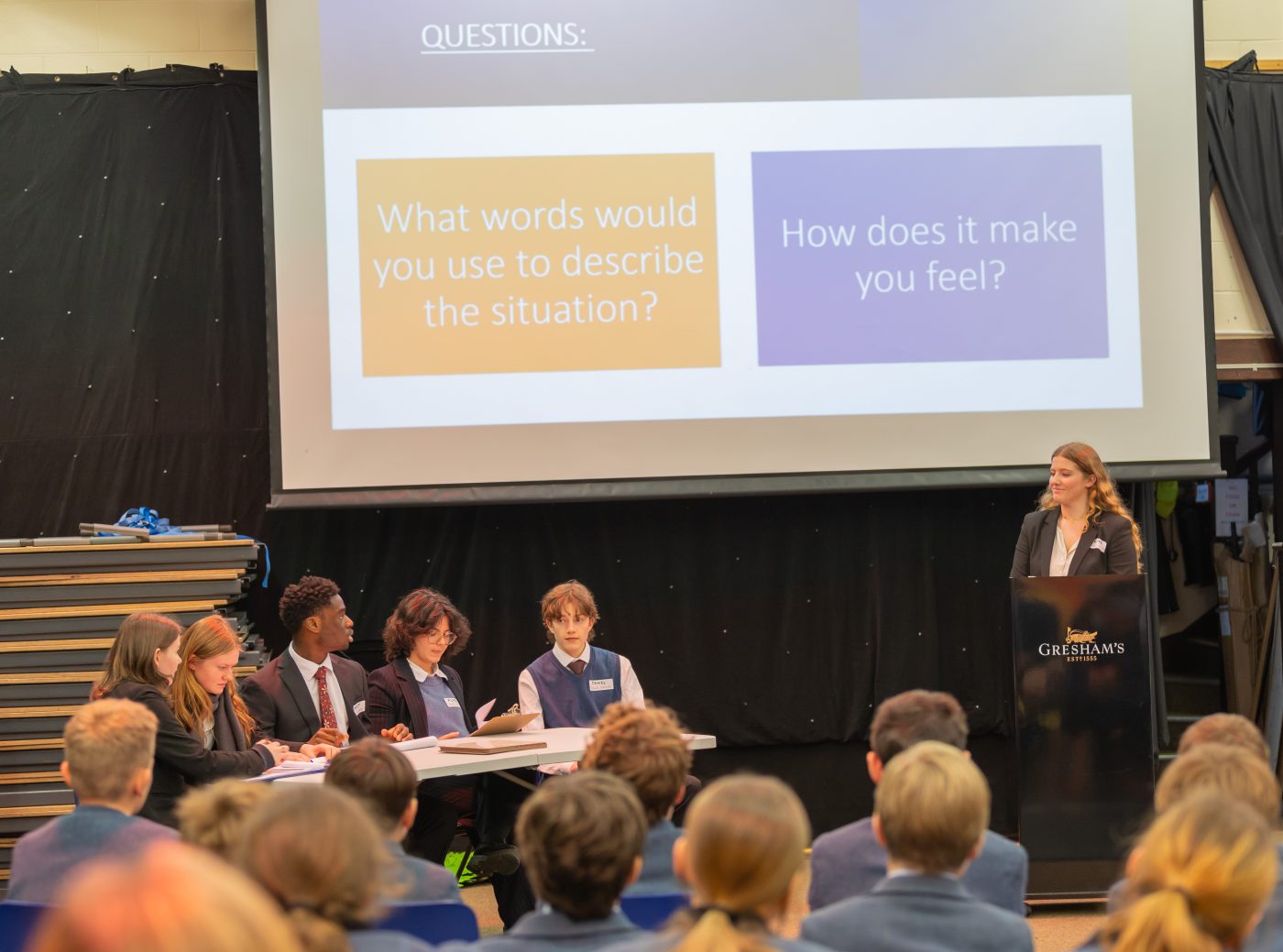 The Bold Voices ambassadors visited the Prep School to raise awareness ...