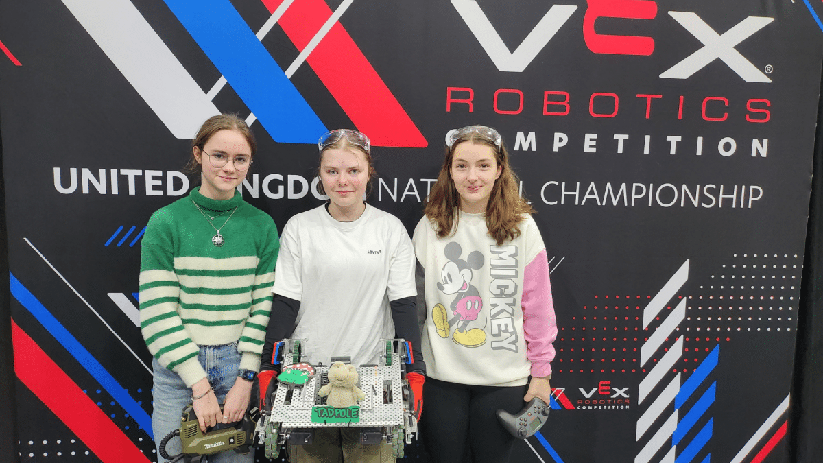 Well done to Team Frog who won a trophy at the VEX Robotics National ...