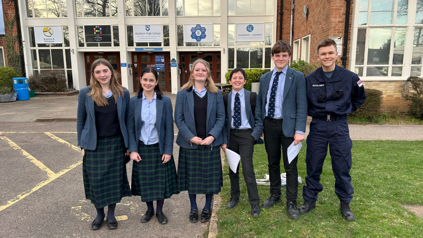 Six pupils entered the Great Schools Debate hosted by Aylsham High ...