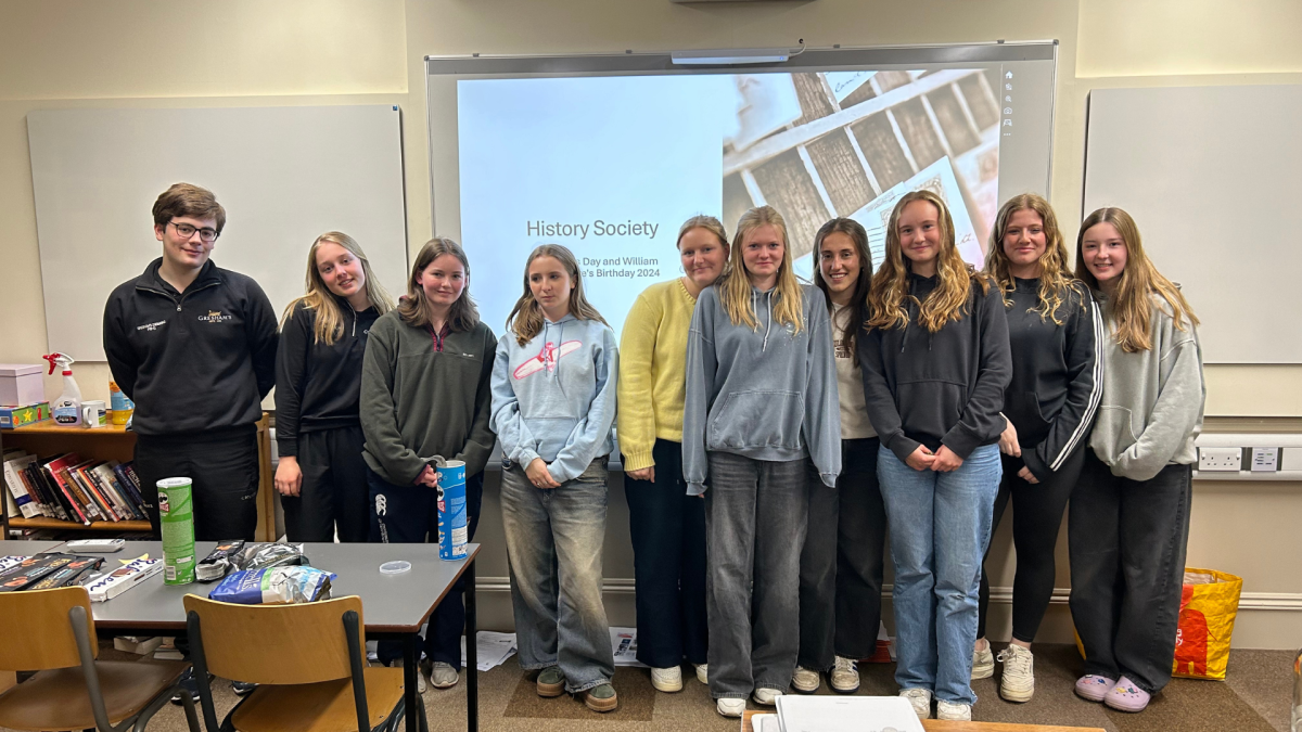 The History Society met to commemorate St George's Day and the ...