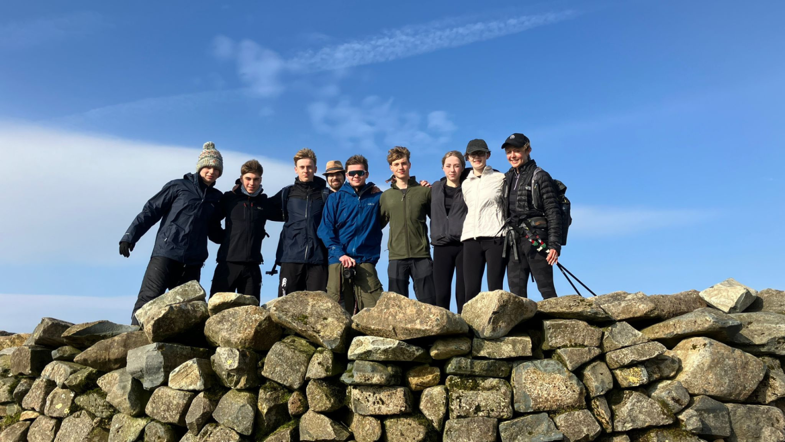 A group of brave pupils took on the National Three Peaks Challenge ...