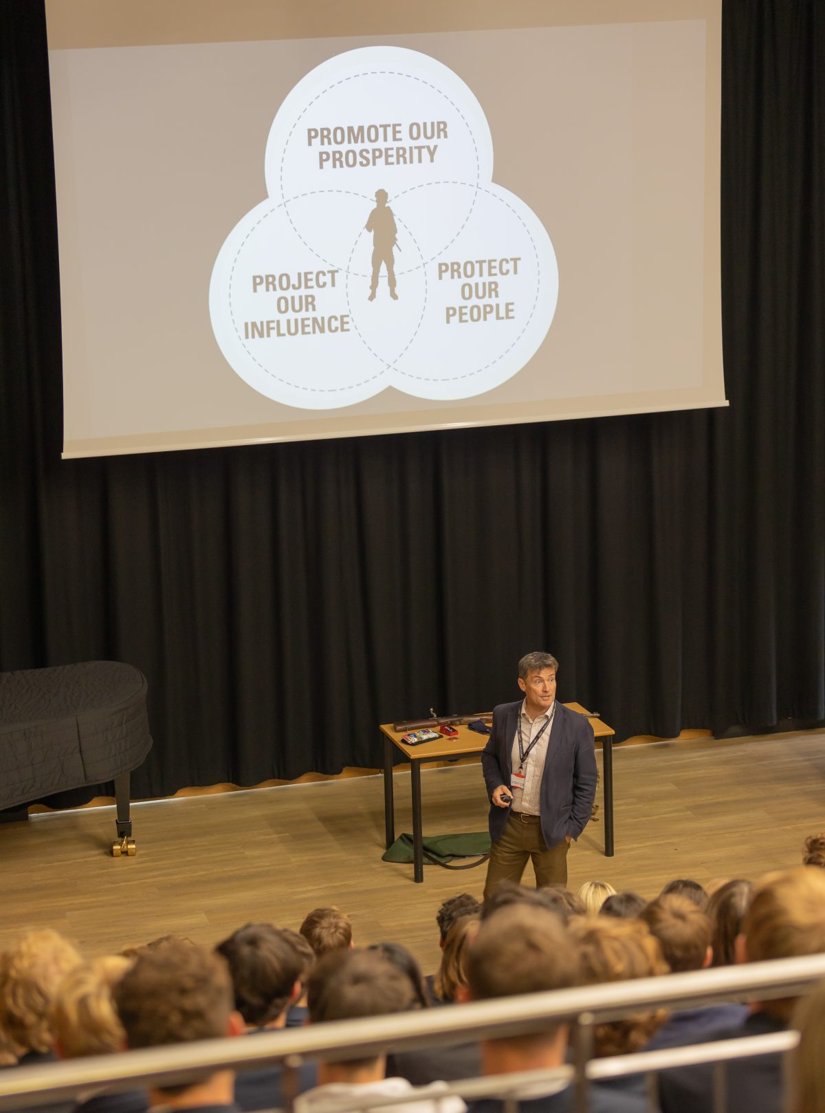 Major General Felix Gedney kicks off the first academic enrichment ...