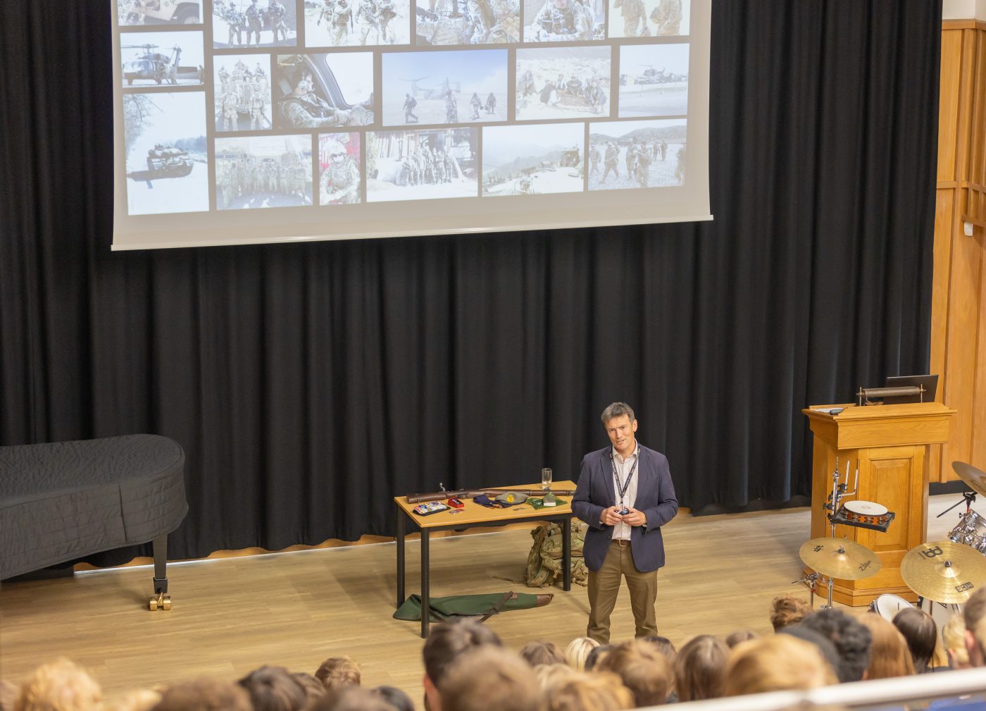 Major General Felix Gedney kicks off the first academic enrichment ...